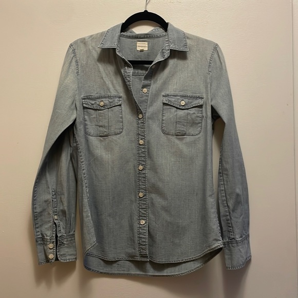 J. Crew | Tops | J Crew Chambray Button Down | Poshmark